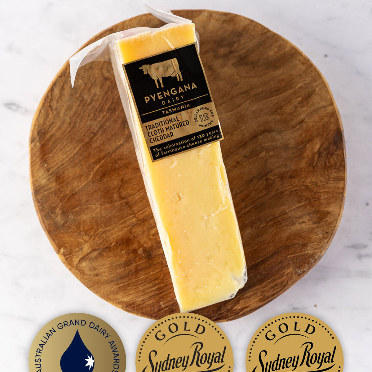 Traditional Cloth Matured Cheddar 150g– Pyengana Dairy