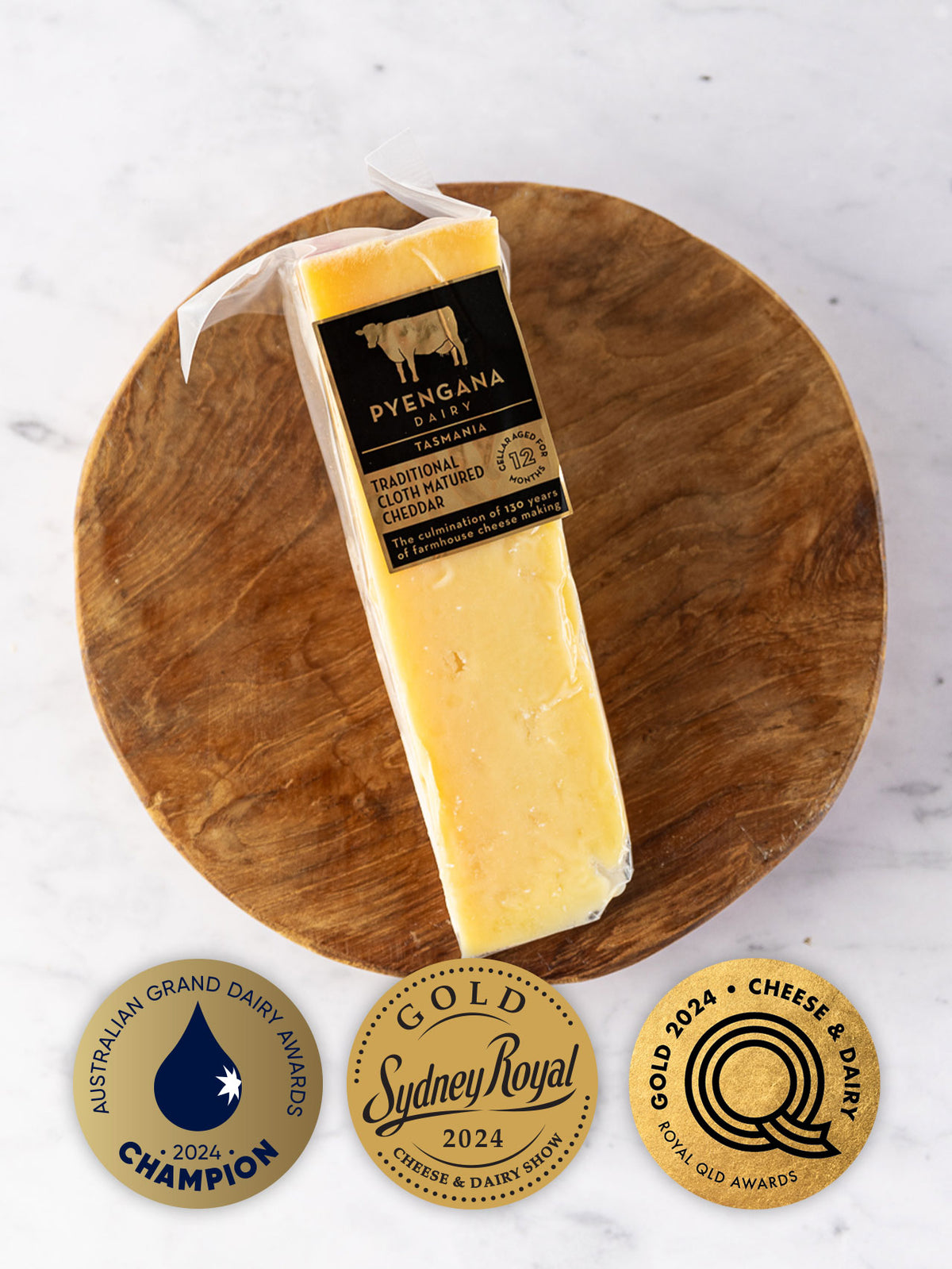 Traditional Cloth Matured Cheddar 150g– Pyengana Dairy